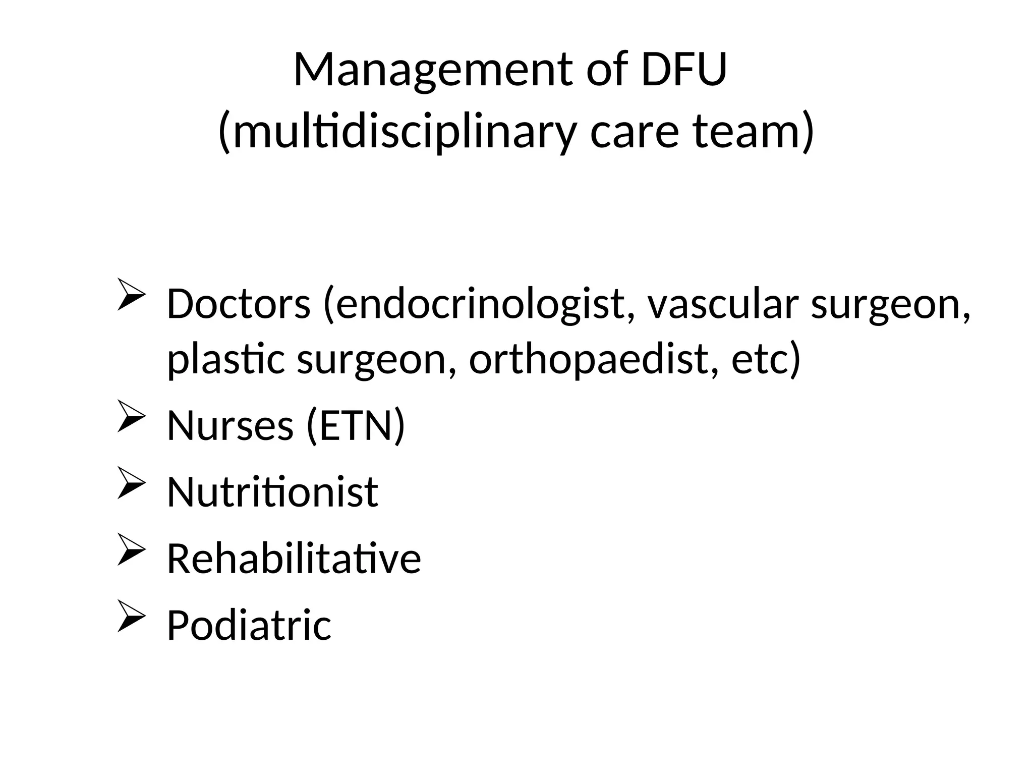 Diabetic foot ulcer by Dr. Ns Siti Anisah | PPT