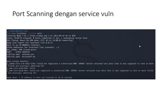 Melakukan Port Scanning dengan Kali Linux | PPT | Free Download