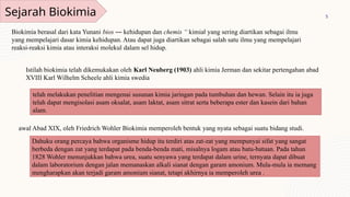 Mata kuliah pengantar biokimia I untuk mahasiswa kimia semester 3 | PPT