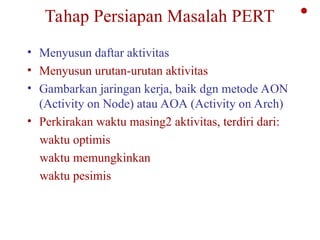 PERT(program evaluation and review technique | PPT