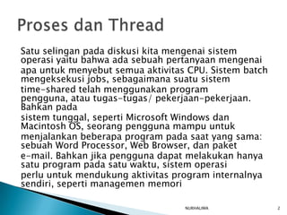 Pert.3 proses dan thread | PPTX