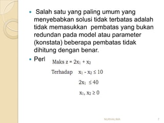 Pert.4 kasus khusus dalam simpleks | PPTX