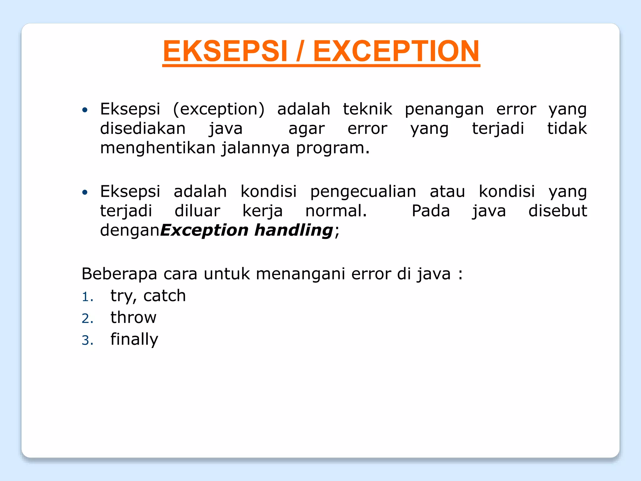 PBO - Pert 8, Mengenal dan Memahami Konsep Jump Pada Perulangan dan ...