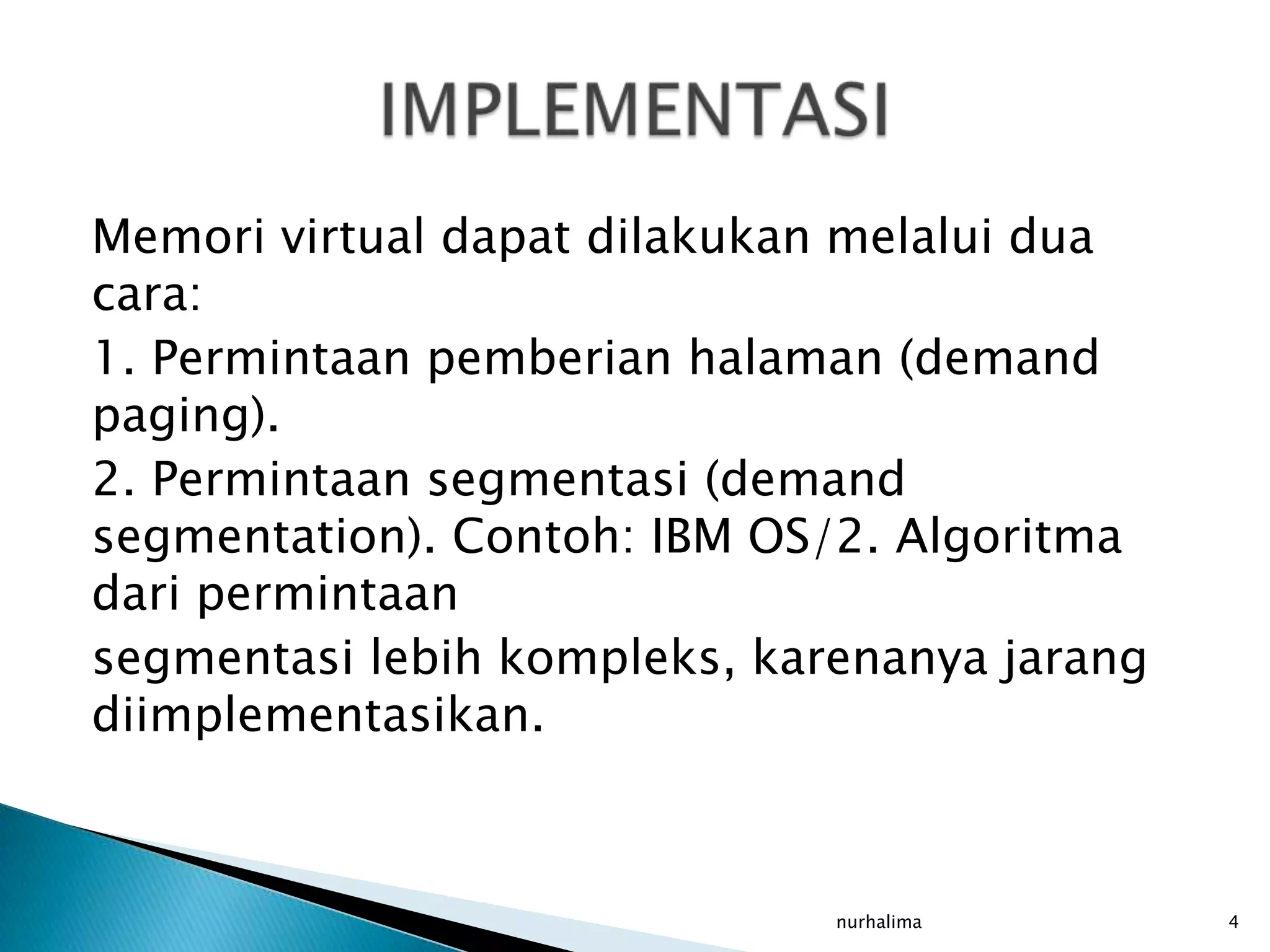 Pert.8 memori virtual | PPTX