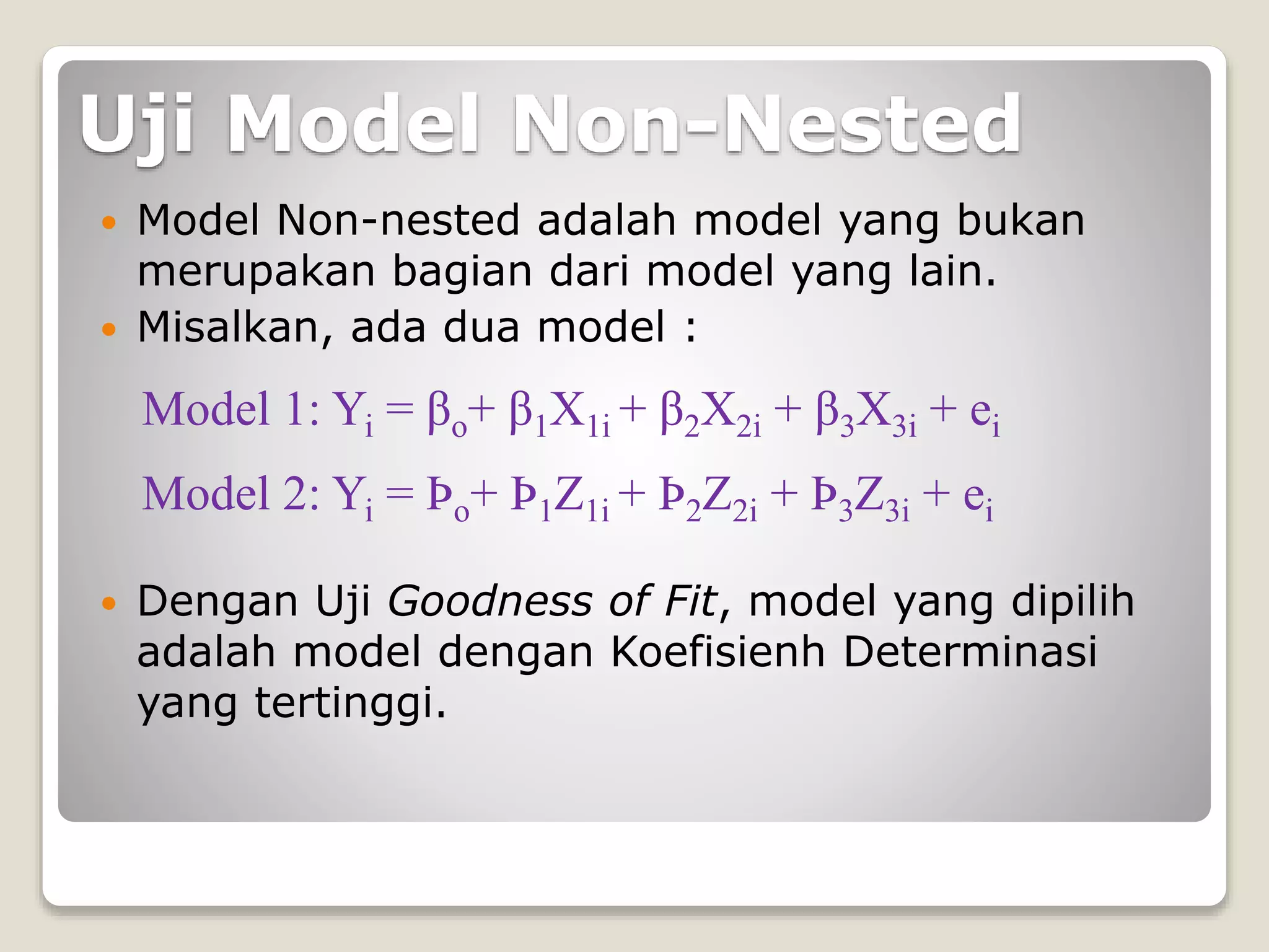 Pert 9-pemodelan-ekonometrika | PPTX