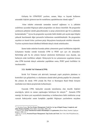PERT-CPM ile Proje Planlama, Değerlendirme ve Bir İşletme Uygulaması | PDF