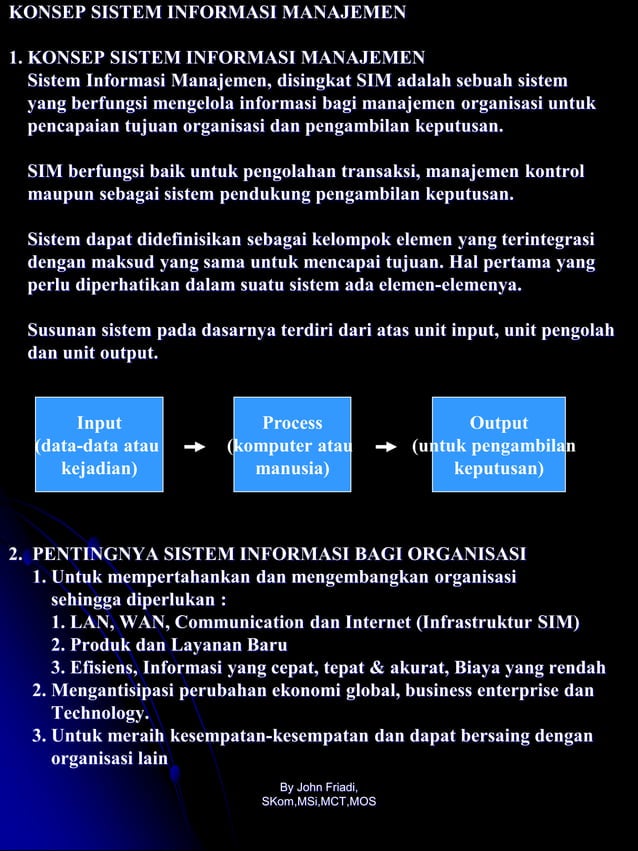 Pert 01 SIM Konsep SIM | PDF