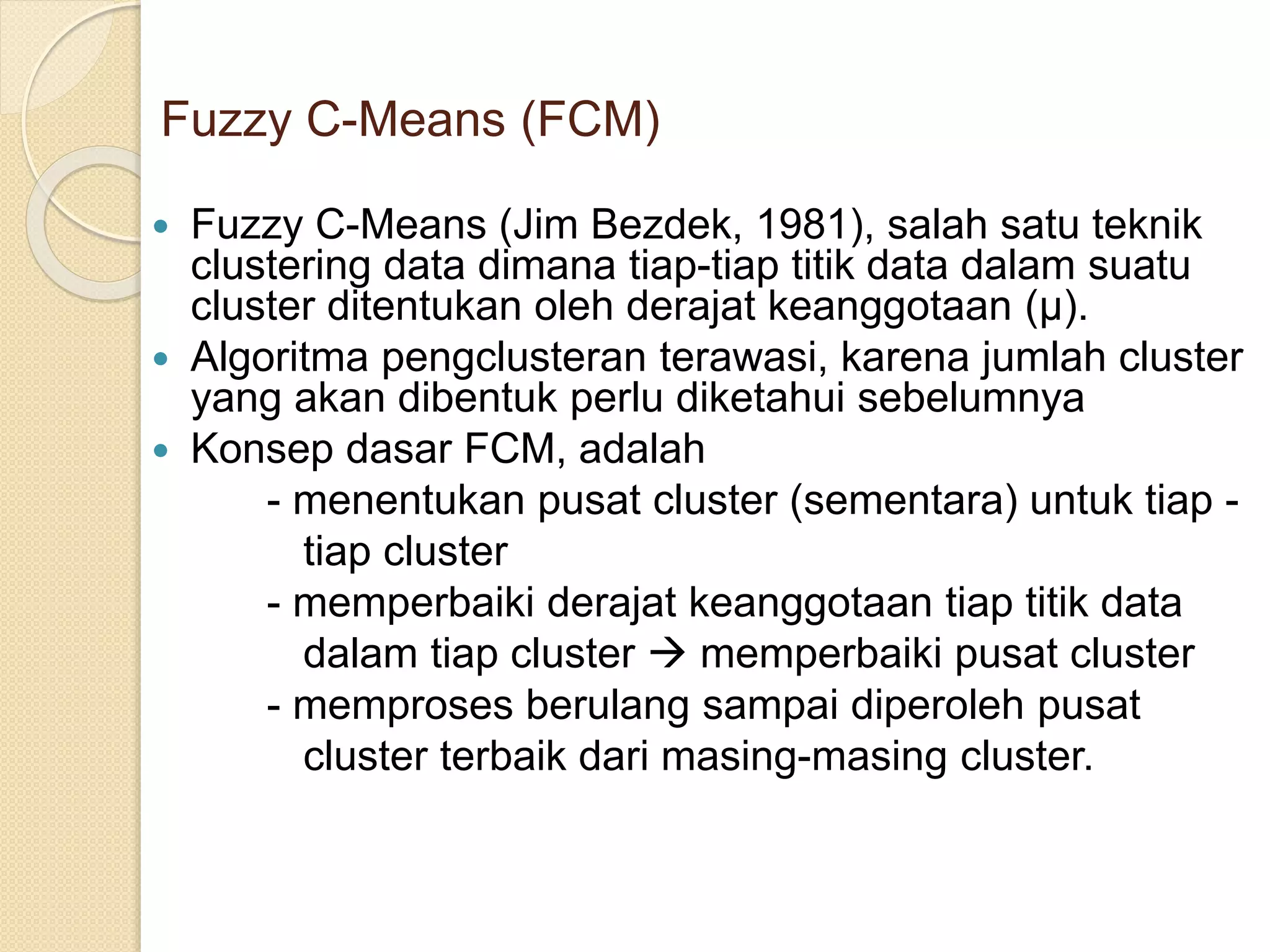 Pert 04 clustering data mining | PPTX