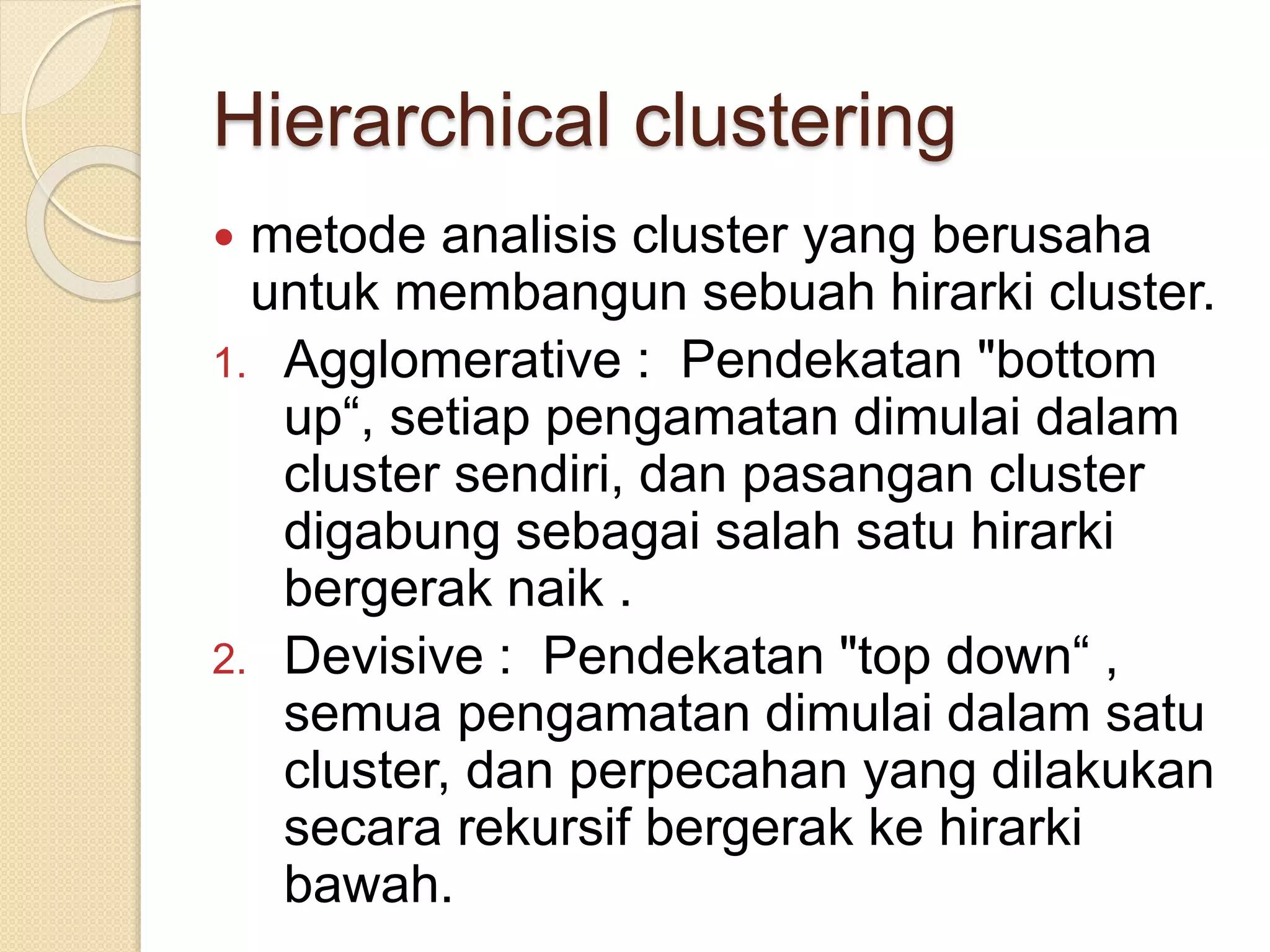 Pert 04 clustering data mining | PPTX