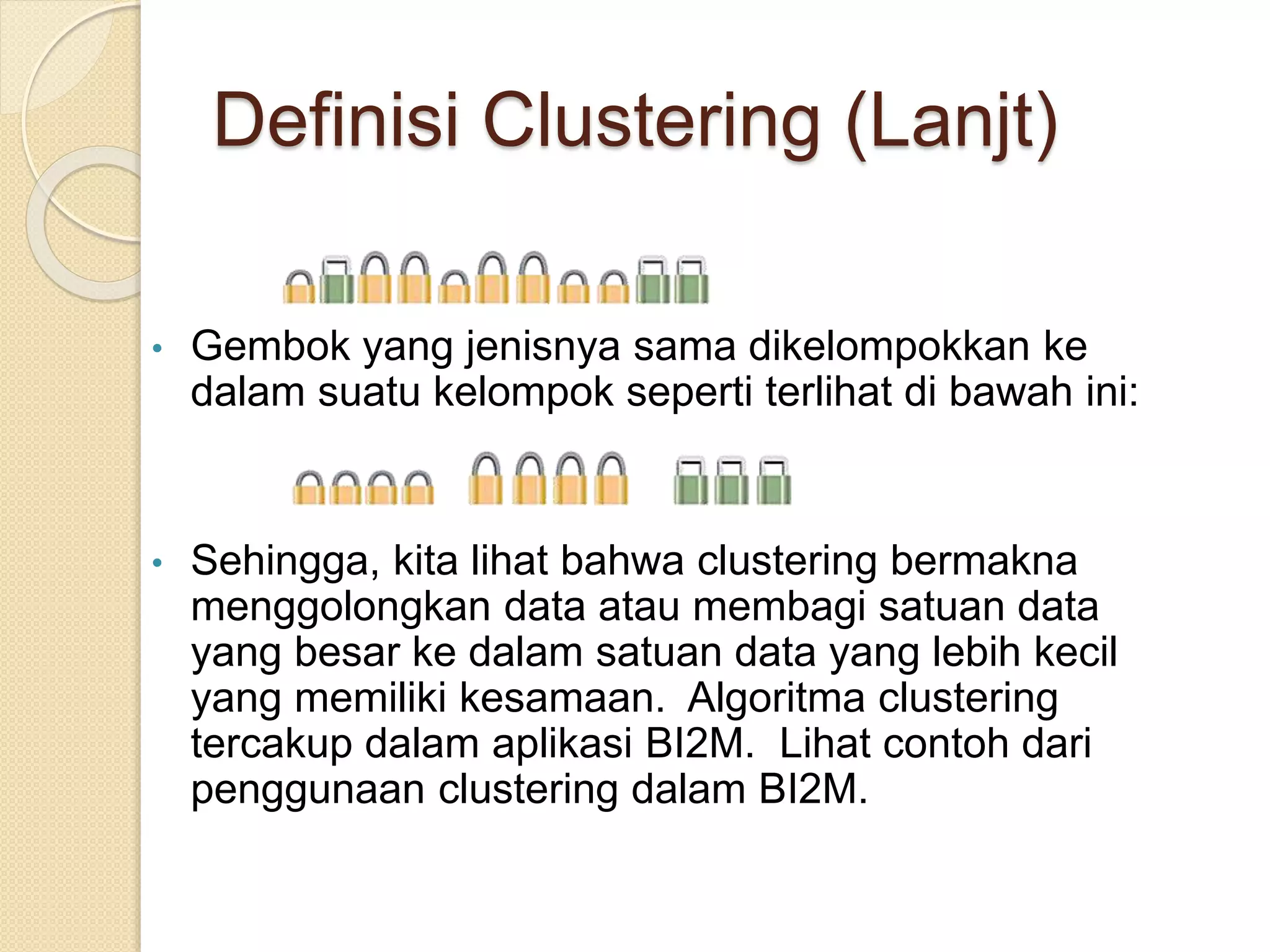 Pert 04 clustering data mining | PPT