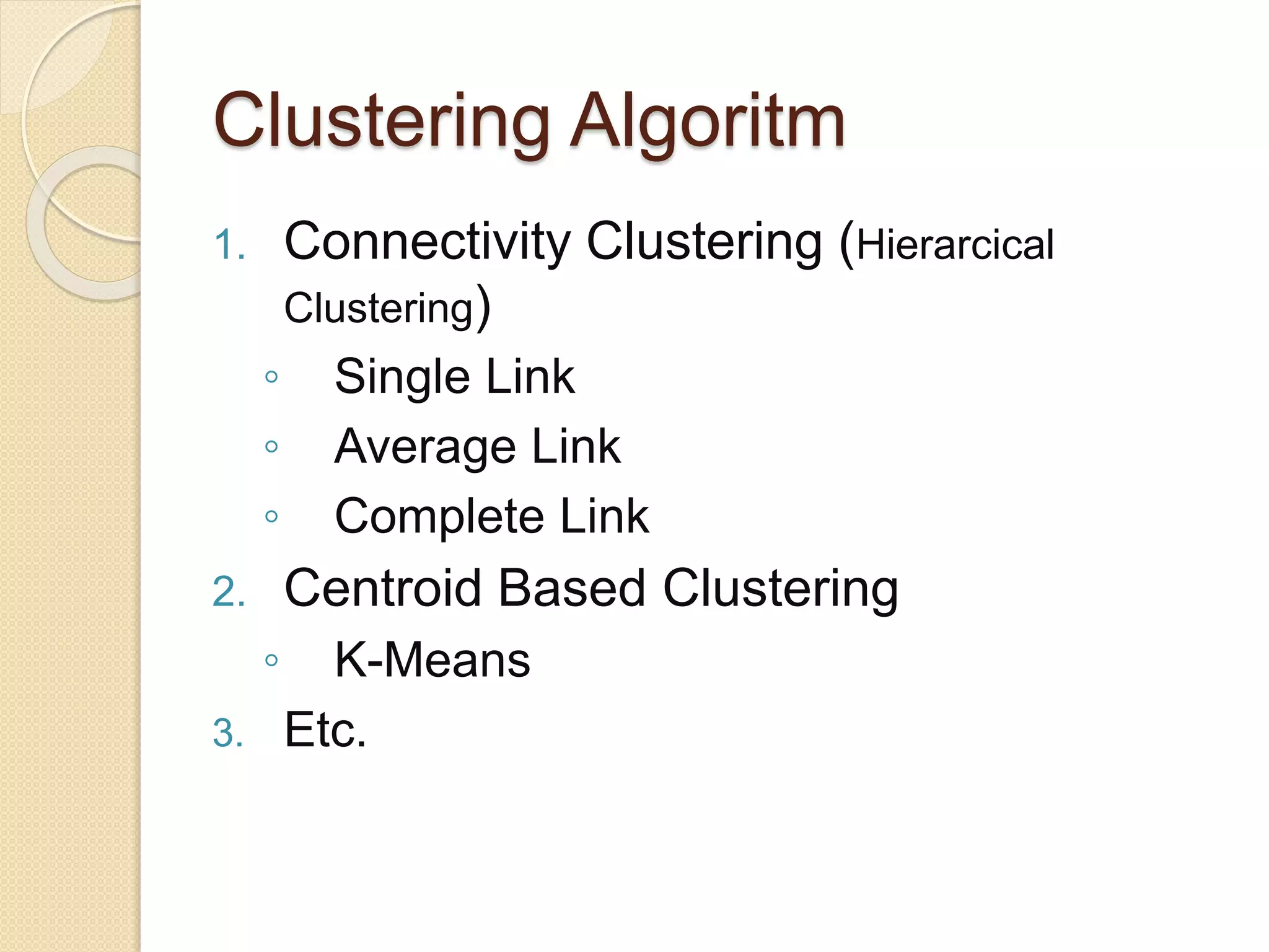 Pert 04 clustering data mining | PPTX