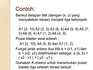 Pert 04 clustering data mining | PPTX