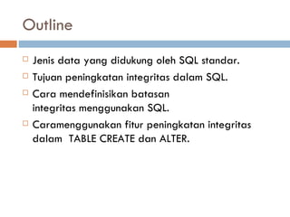 SQL Data Definition | PPT