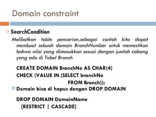 SQL Data Definition | PPT