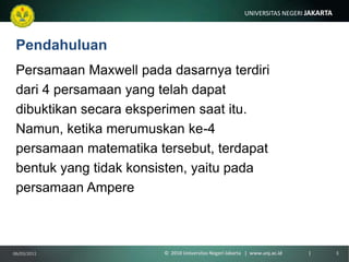 Pert 10 persamaan maxwell p2 | PPTX