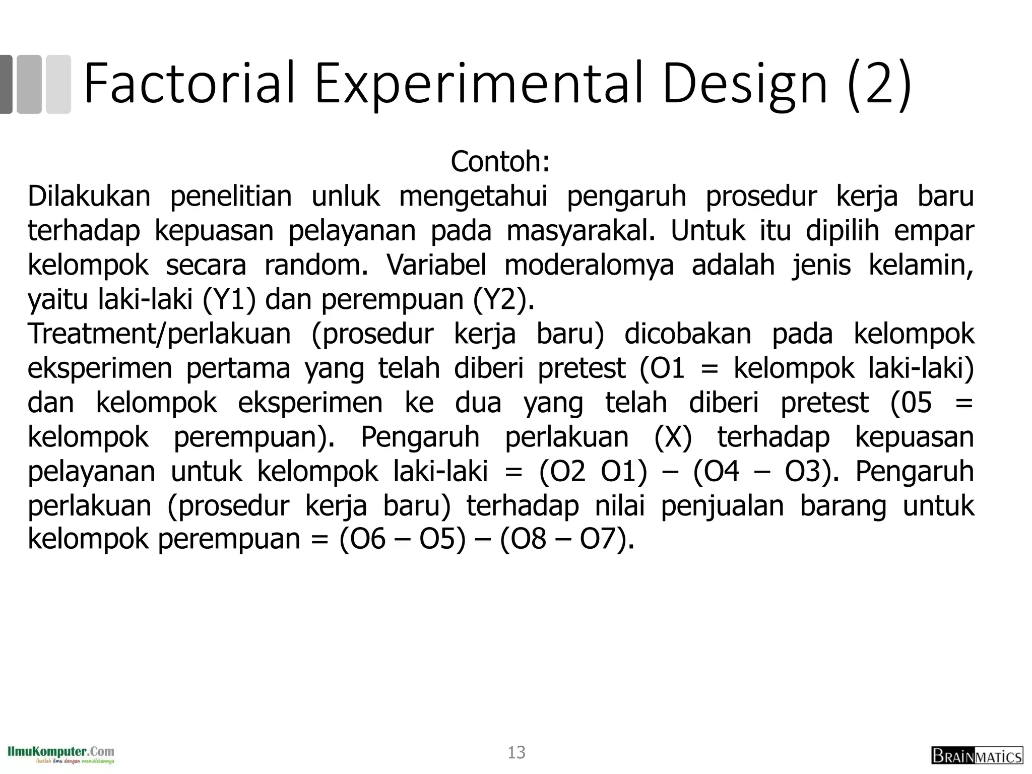 Pert 12 metode eksperimen | PDF