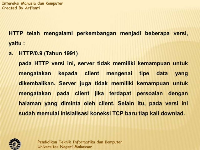 Pemrograman basis data internet dan client server | PPT