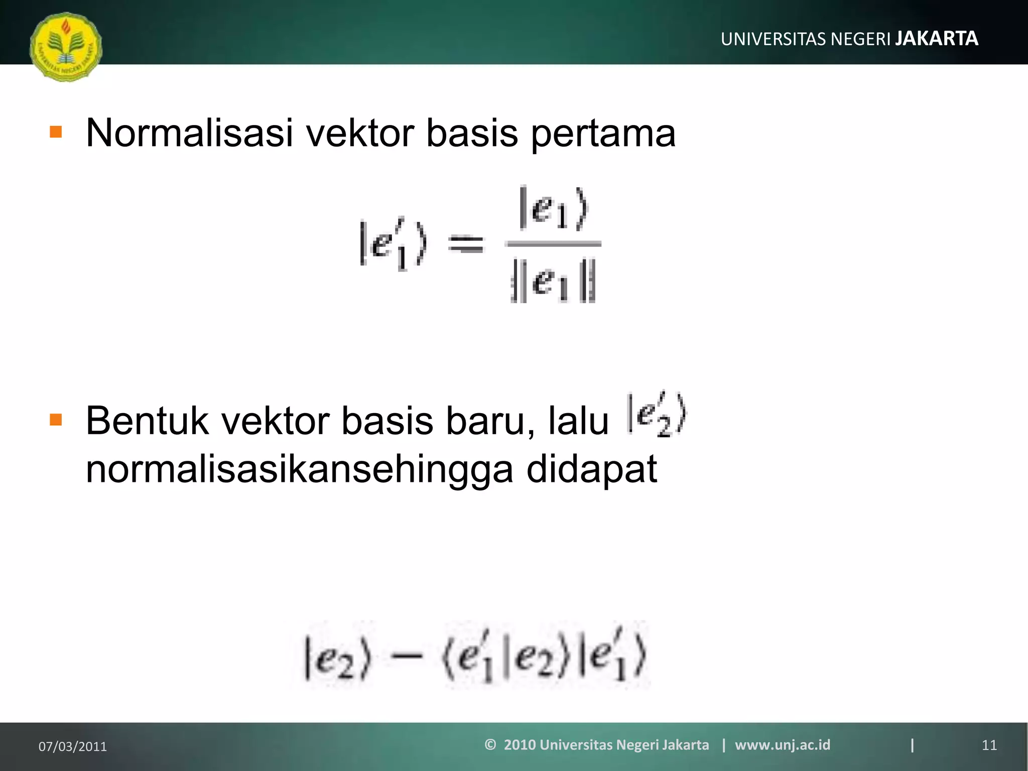 Pert 12 ruang hilbert | PPTX