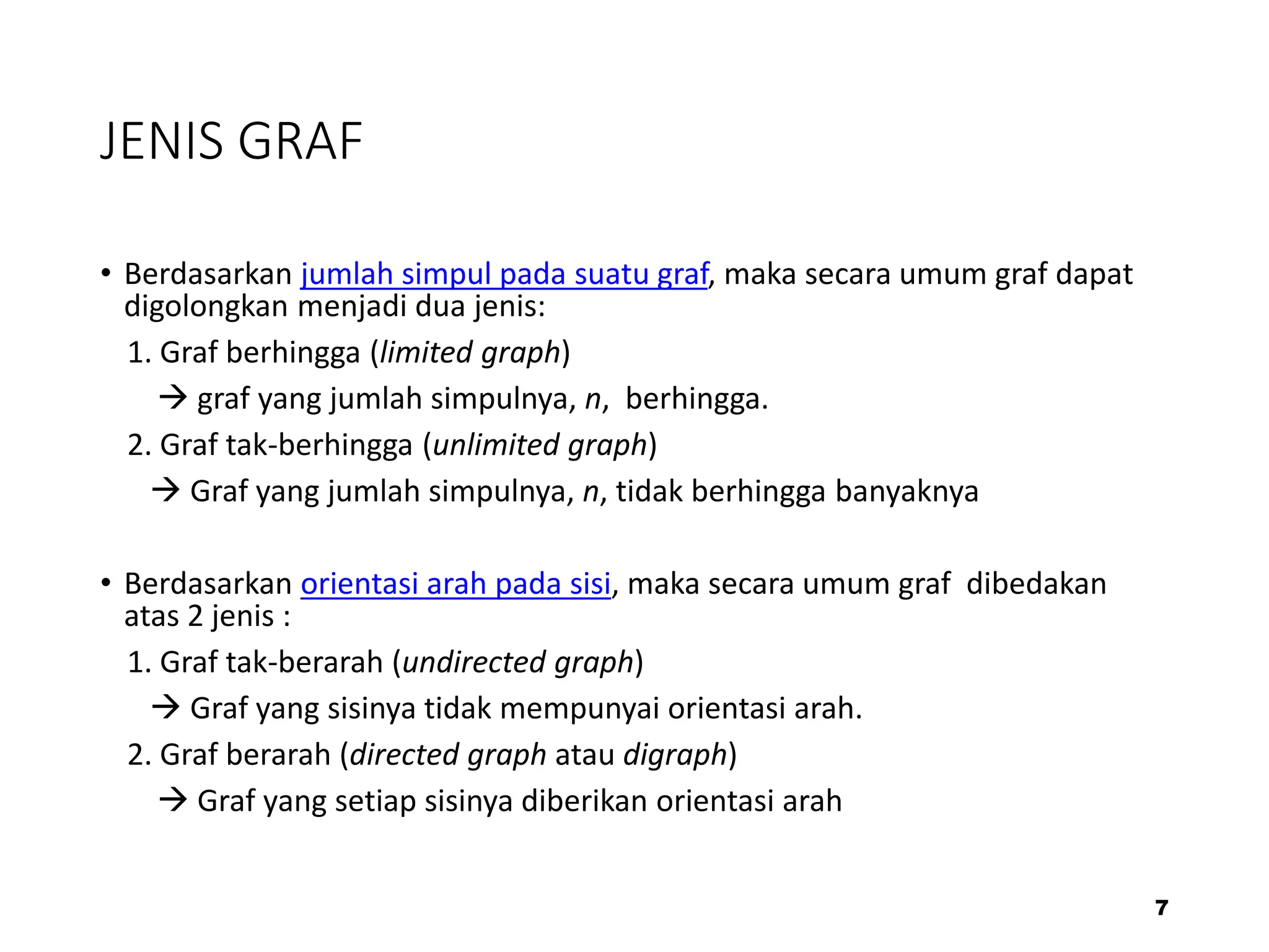 Pertemuan 13- Matematika Diskrit- Teori Graf 1 | PPT