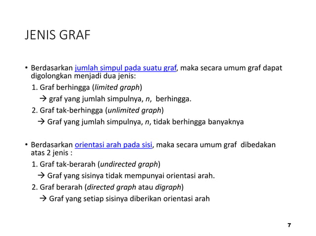 Pertemuan 13- Matematika Diskrit- Teori Graf 1 | PPT