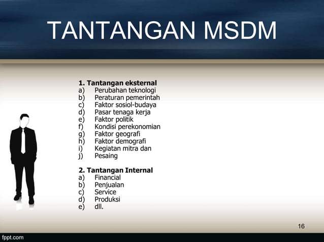 konsep dan tantangan msdm | PDF