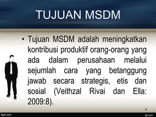 konsep dan tantangan msdm | PDF