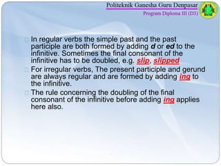 Pert 2 Verb and Adjective | PPTX