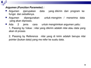 Pertemuan II Function | PPT