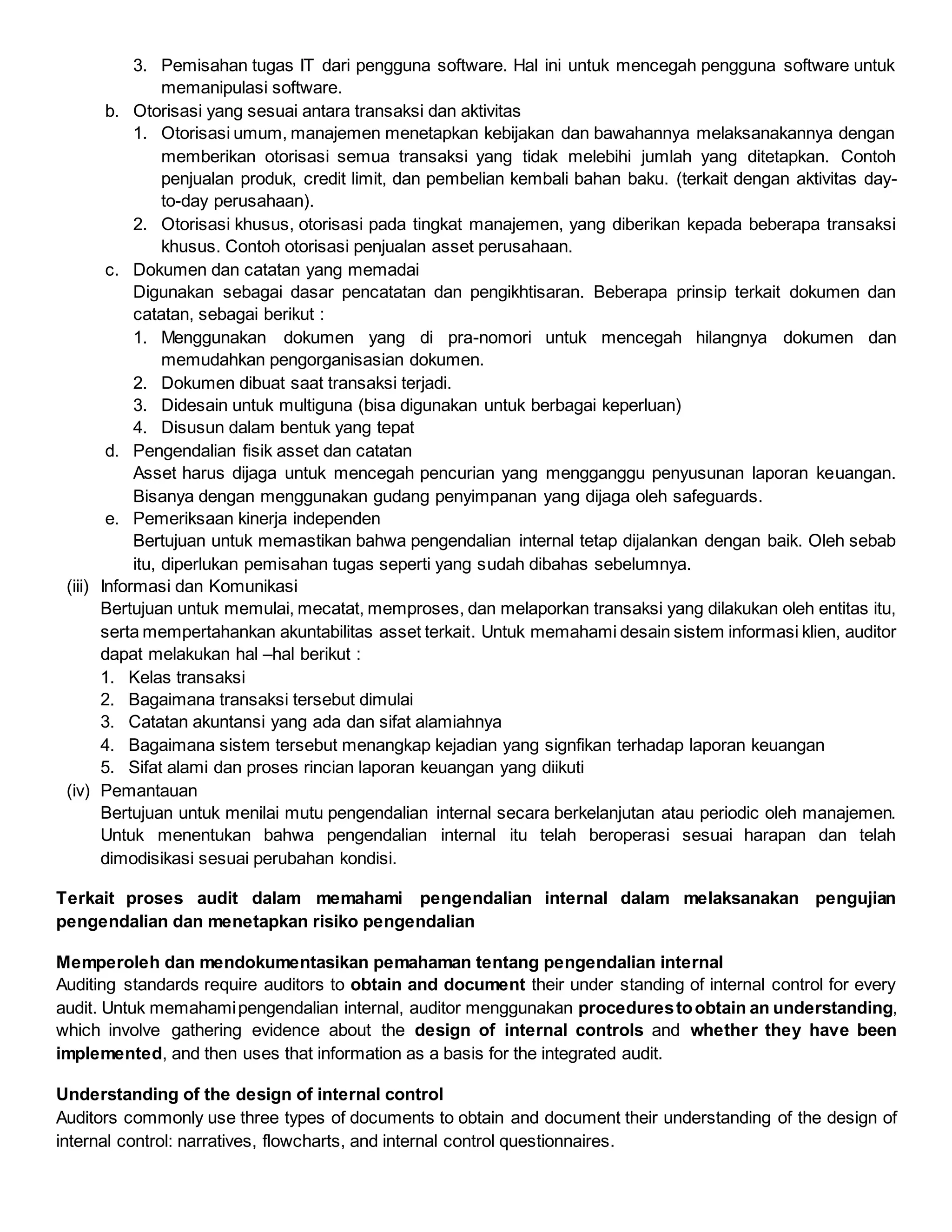 (Pert 2) bab 10 pengendalian internal | DOCX