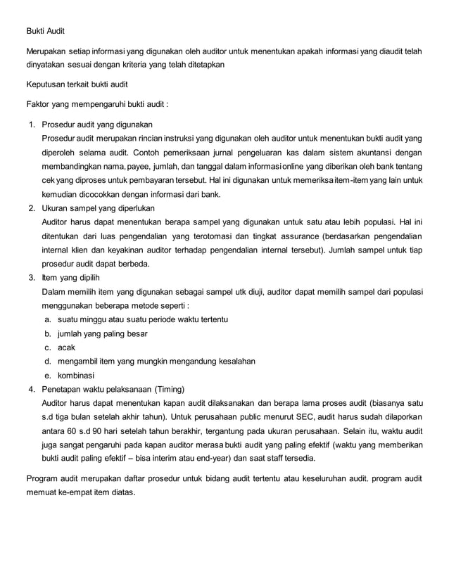 (Pert 2) bab 7 bukti audit | DOCX