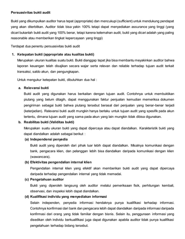 (Pert 2) bab 7 bukti audit | DOCX