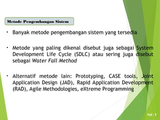 Pert 2_System Development Life Cycle (SDLC).ppt