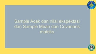 APG Pertemuan 3 : Sample Geometry and Random Sampling (1) | PDF