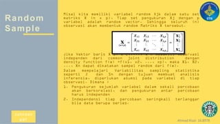 APG Pertemuan 3 : Sample Geometry and Random Sampling (1) | PDF