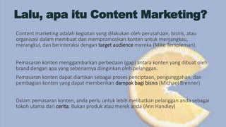 Pengelolaan Konten di Media Sosial (1st session) | PDF