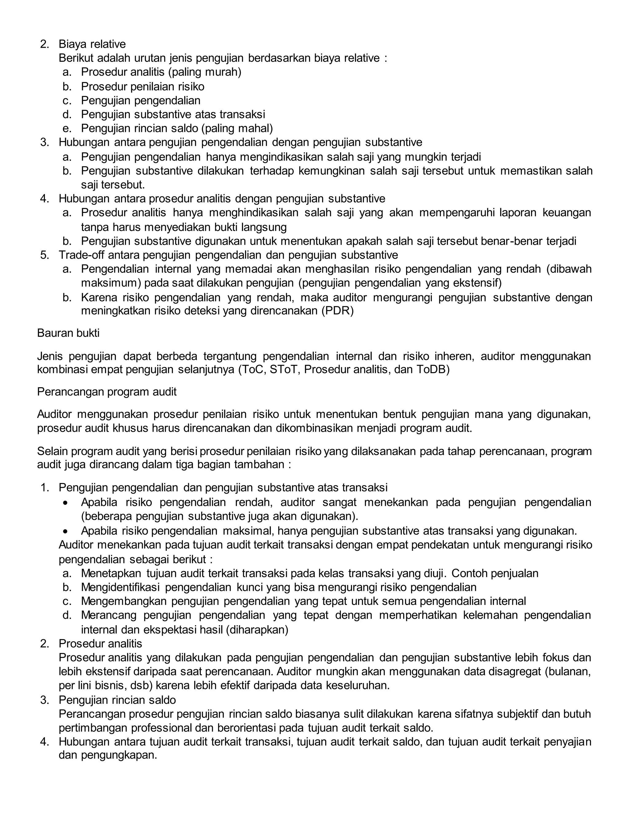 (Pert 3) bab 13 strategi audit dan program audit | DOCX