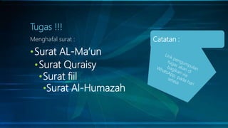 Pert 4. 02 02-21 mengenal surat-surat pendek | PPTX