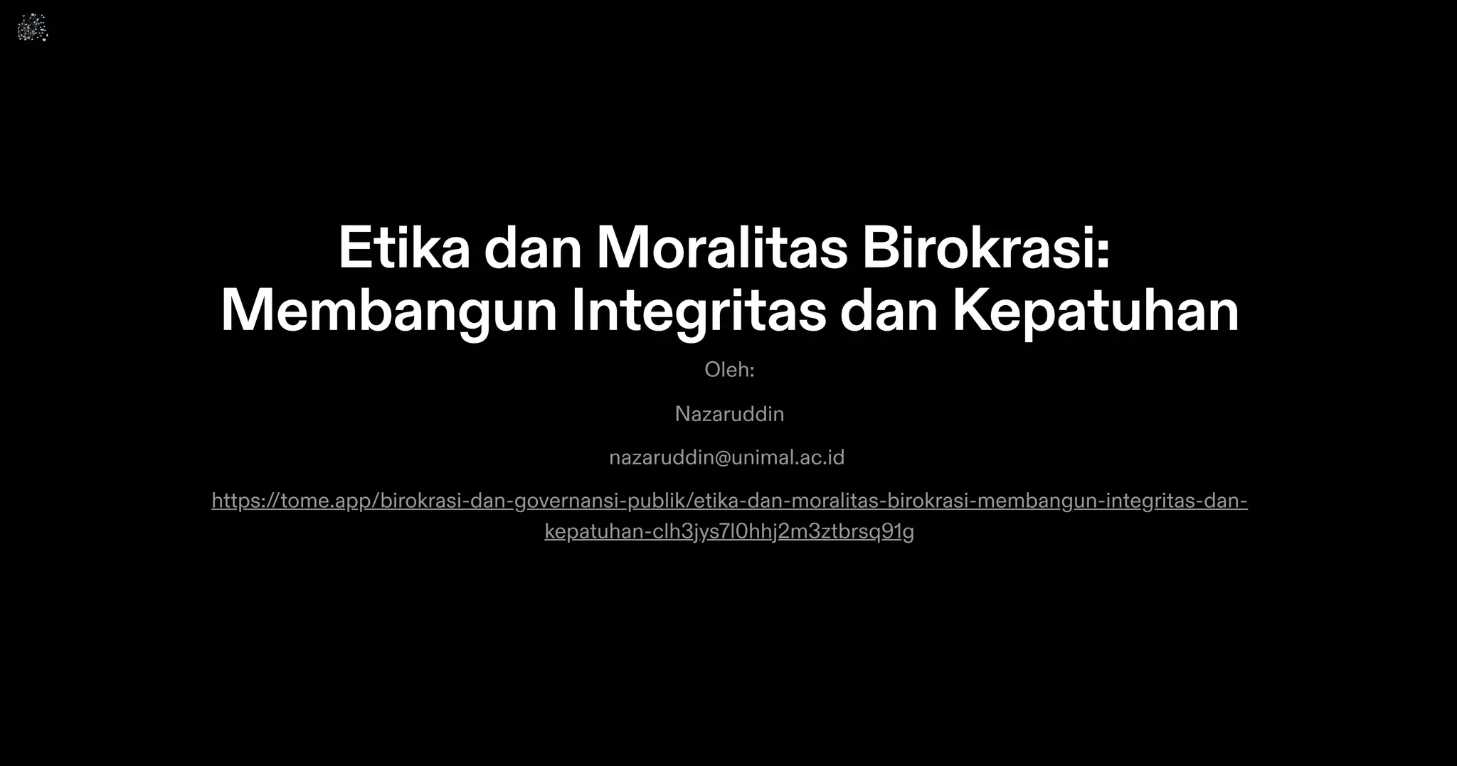 Etika dan Moralitas Birokrasi: Membangun Integritas dan Kepatuhan | PDF