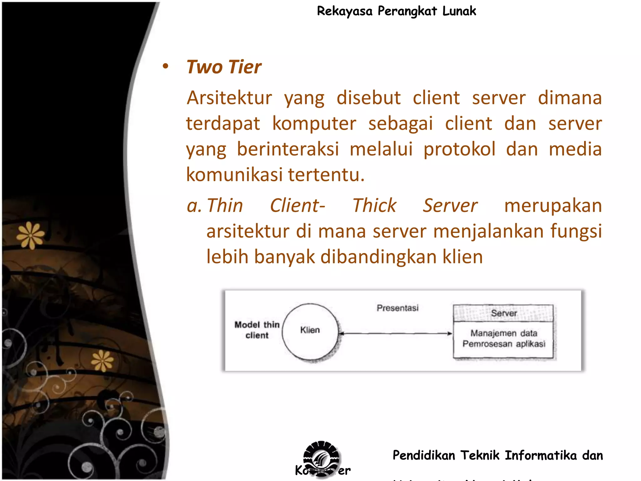Arsitektur sistem terdistribusi | PPTX