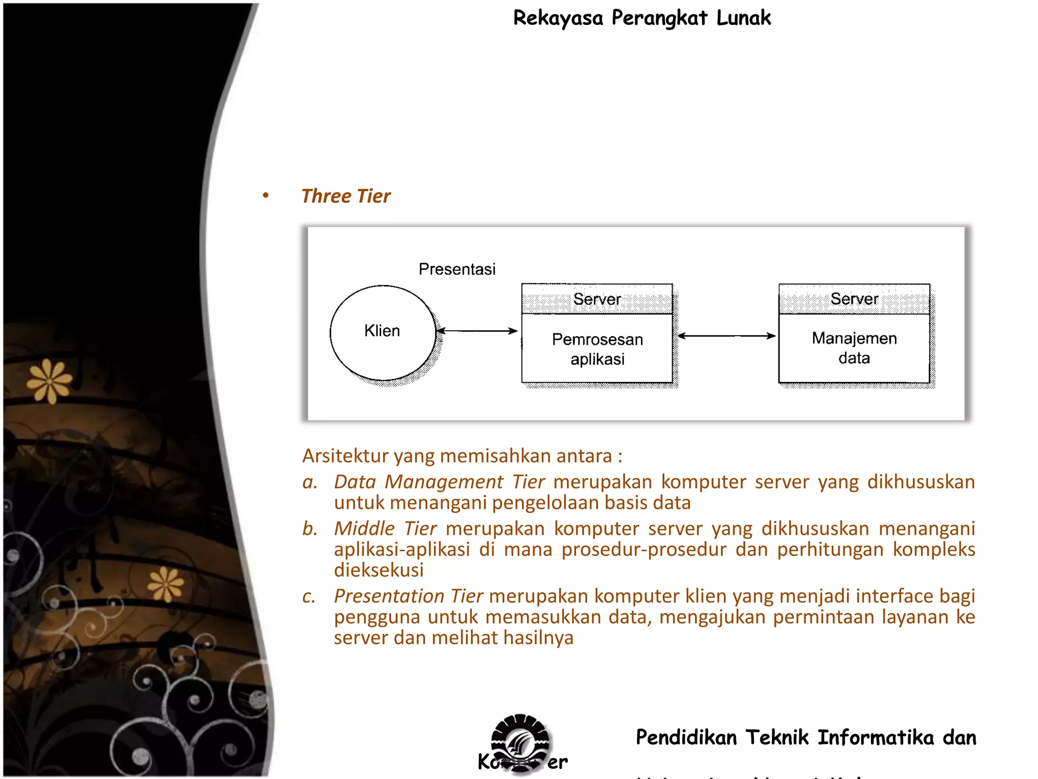Arsitektur sistem terdistribusi | PPTX