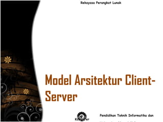 Arsitektur sistem terdistribusi | PPTX