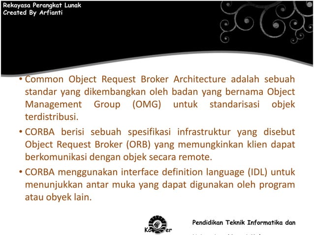 Arsitektur sistem terdistribusi | PPTX