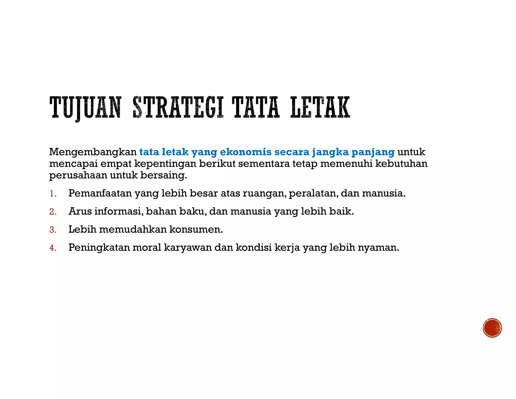 Strategi Tata Letak | PDF