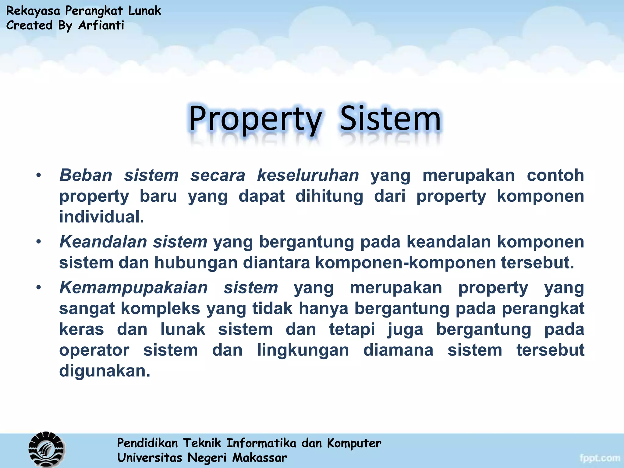 Rekayasa sistem berbasis komputer | PPTX