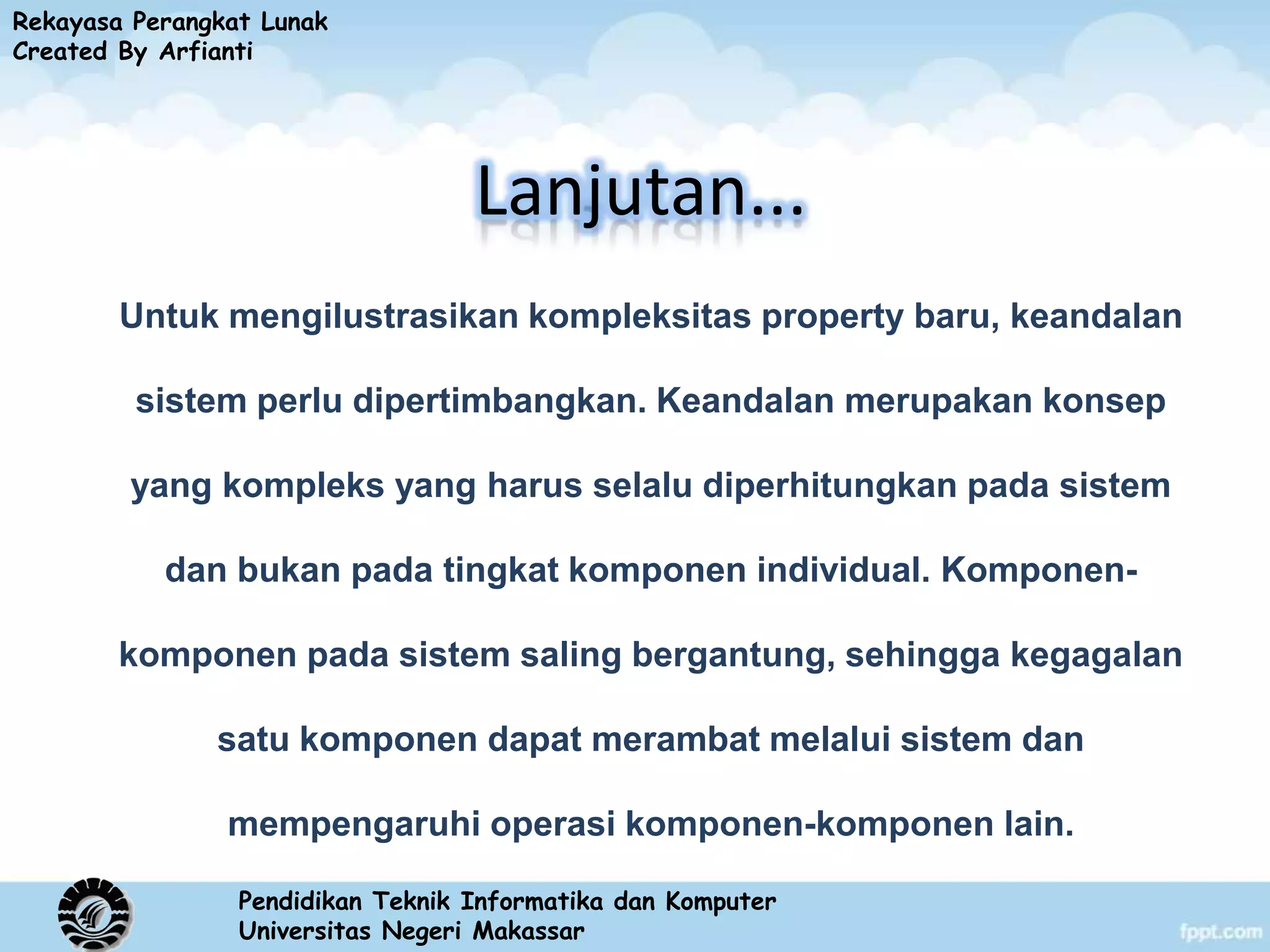 Rekayasa sistem berbasis komputer | PPTX