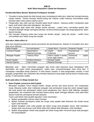 (Pert 6) bab 22 siklus akuisisi capital dan repayment | DOCX