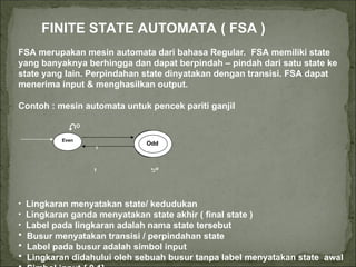 Pert 6 NFA atau Nondeterminictic finite automate.ppt