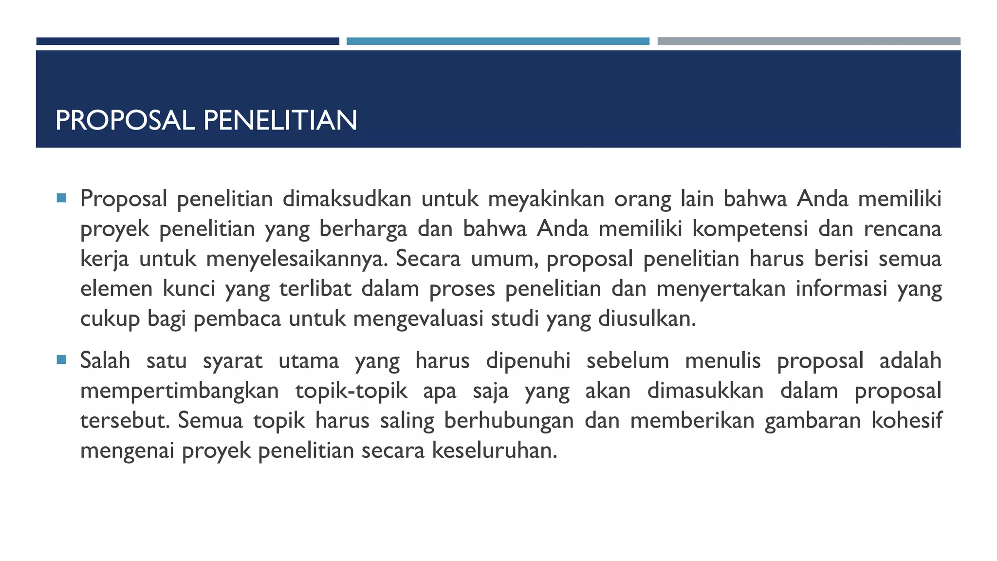 Pert 9 proposal penelitian | PDF