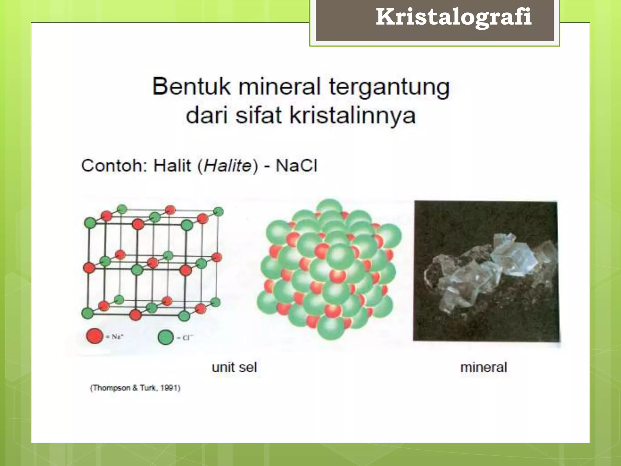 Pert 9 minerologi & kristalografi | PPT | Free Download