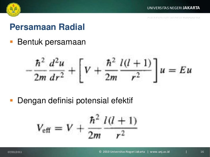 Pert 9 persamaan schrodinger dalam koordinat bola 3 d